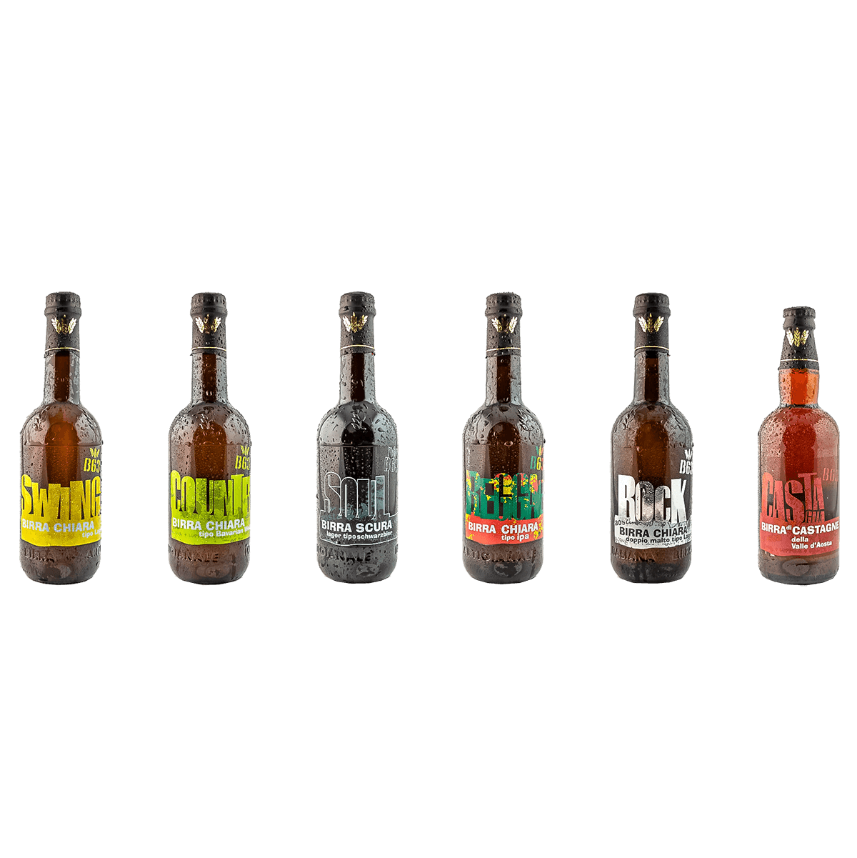 Vendita online Box birre artigianali assortite, 6x500ml Mix 2