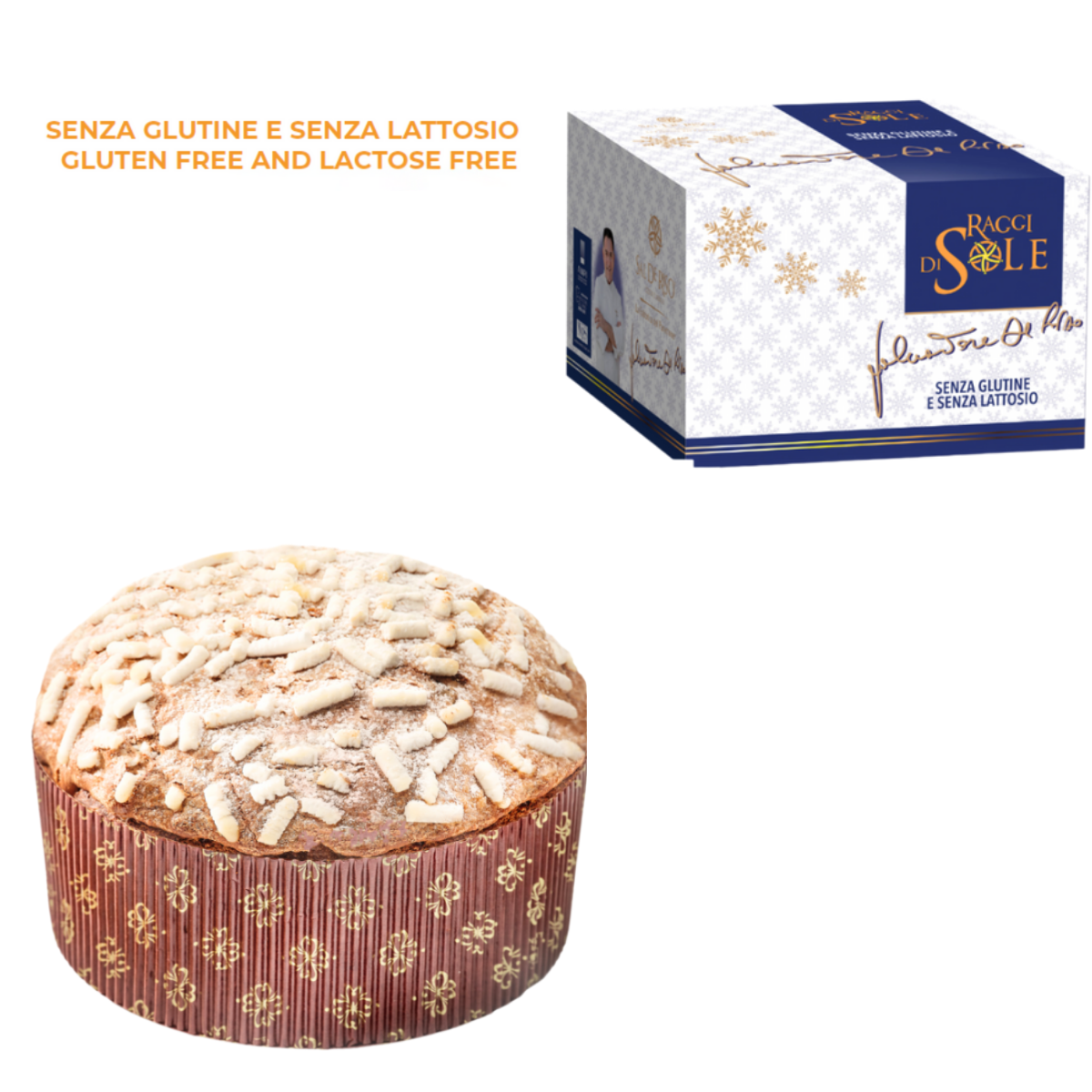 Panettone al cioccolato e arancia senza glutine e senza lattosio, Sal ...