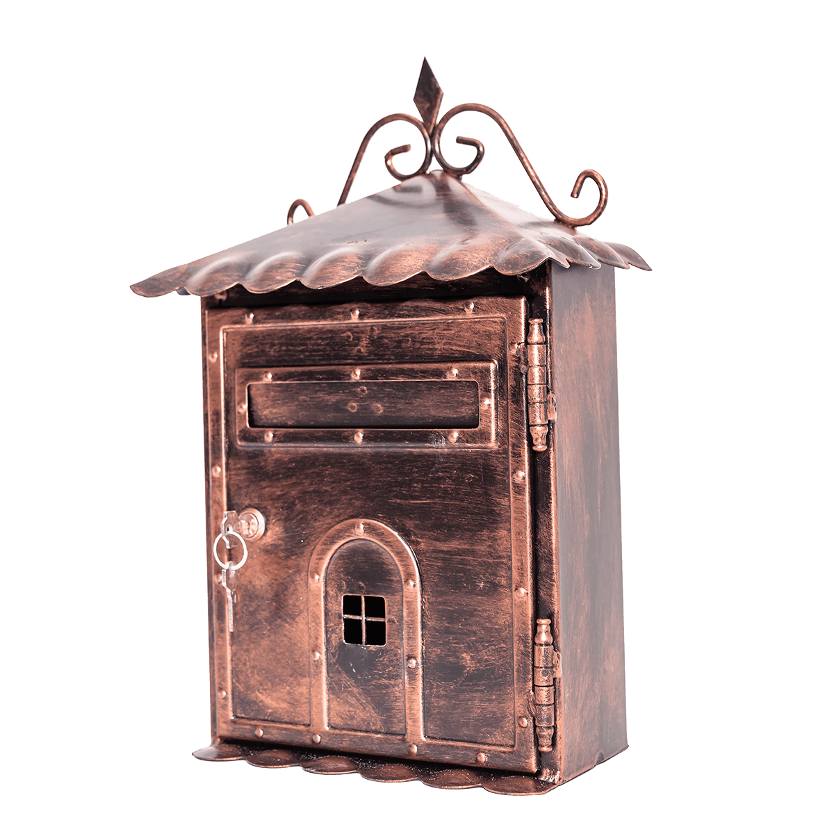 boîte aux lettres en fer forgé