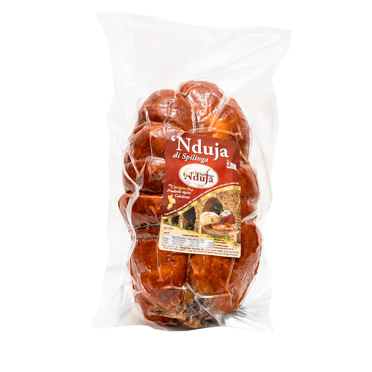 Nduja di Spilinga: Nduja di Spilinga Calabrese in Orbai 11kg