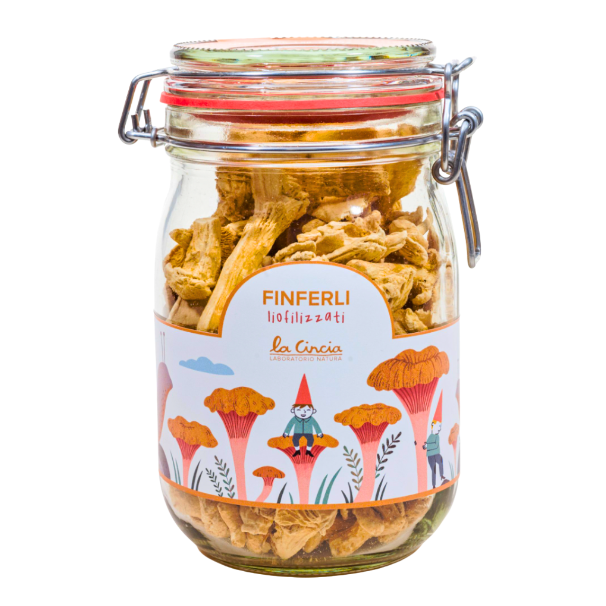 Funghi finferli liofilizzati interi da raccolta spontanea, 30 g